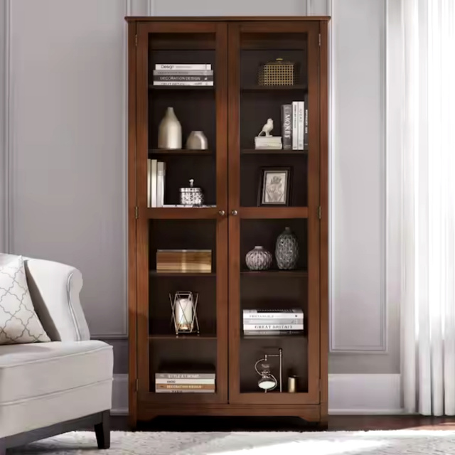 Craftsman Bookcase Woodworking Plans Solid Wood Combination Bookcase